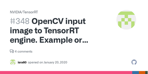 我想将OpenCV::cuda::GpuMat类型的数据给TensorRT GPU加速，请问有方法吗？ - 知乎