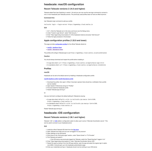 Tailscale 基础教程：Headscale 的部署方法和使用教程 - 知乎