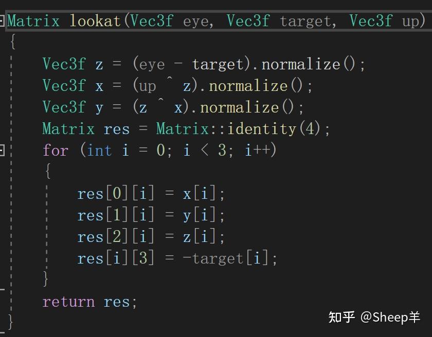 TinyRenderer笔记5(移动相机) - 知乎