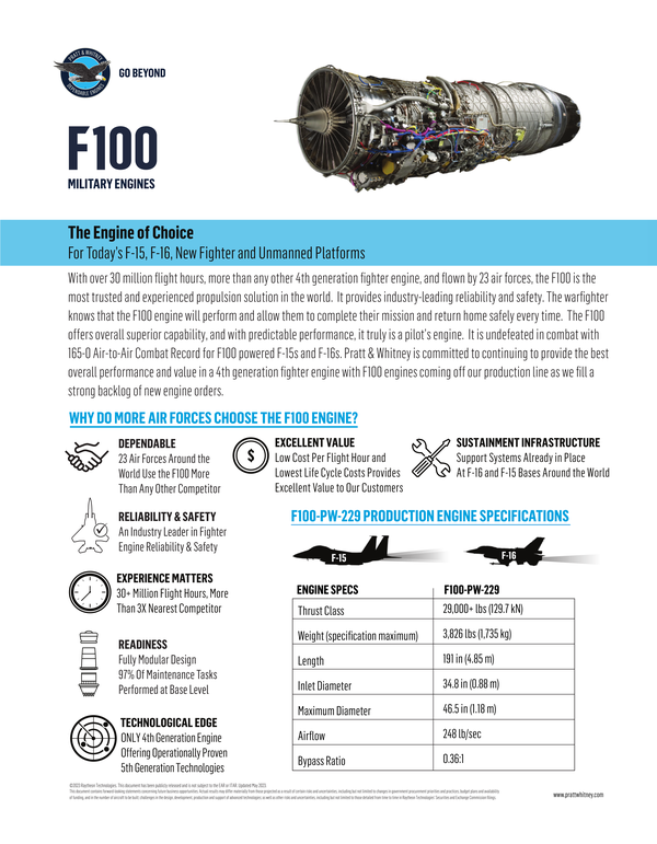 F100 Engine _ Pratt & Whitney (F-15 and F-16) - 知乎