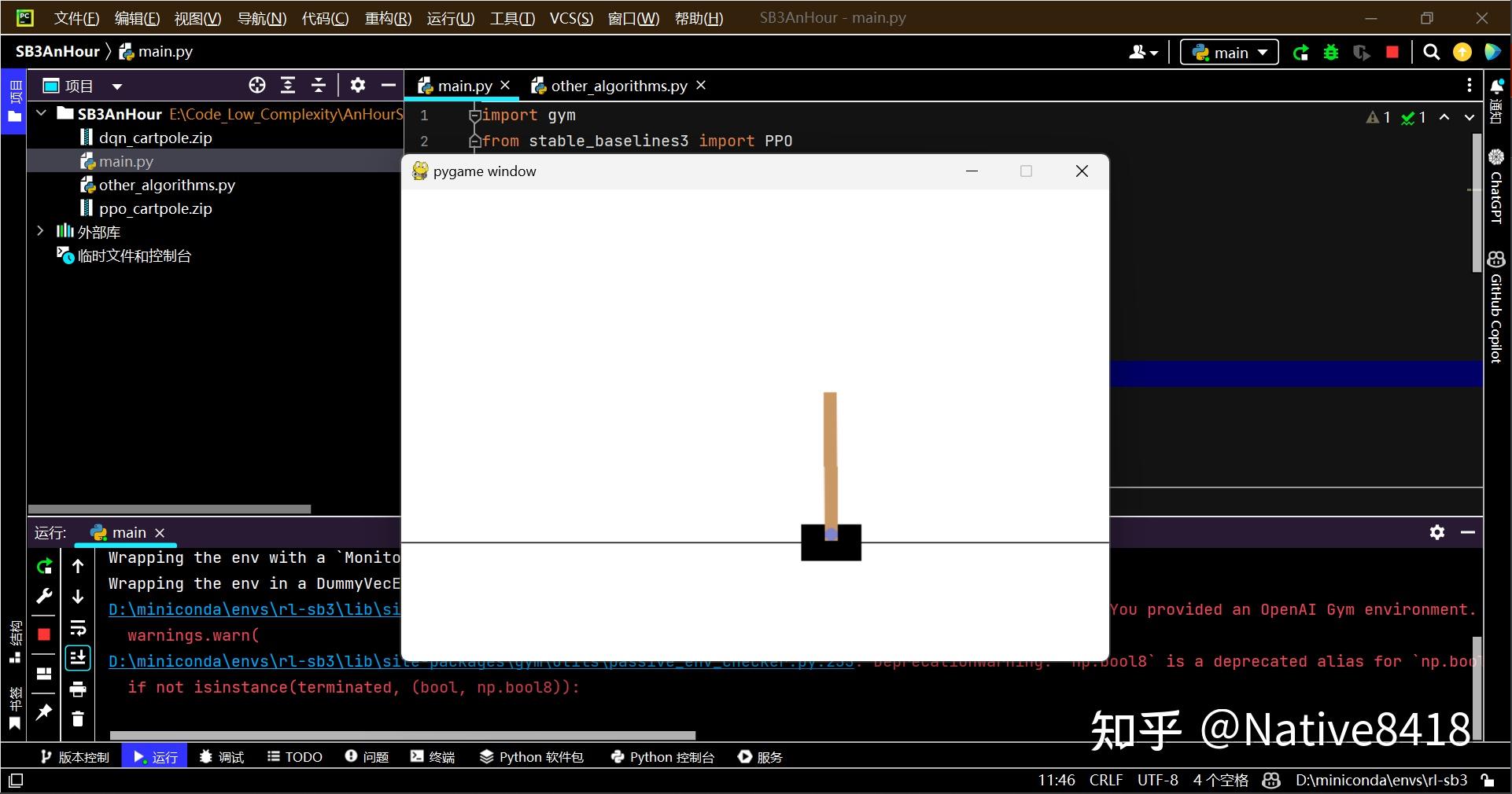 一小时实践入门 stable-baselines3 - 知乎