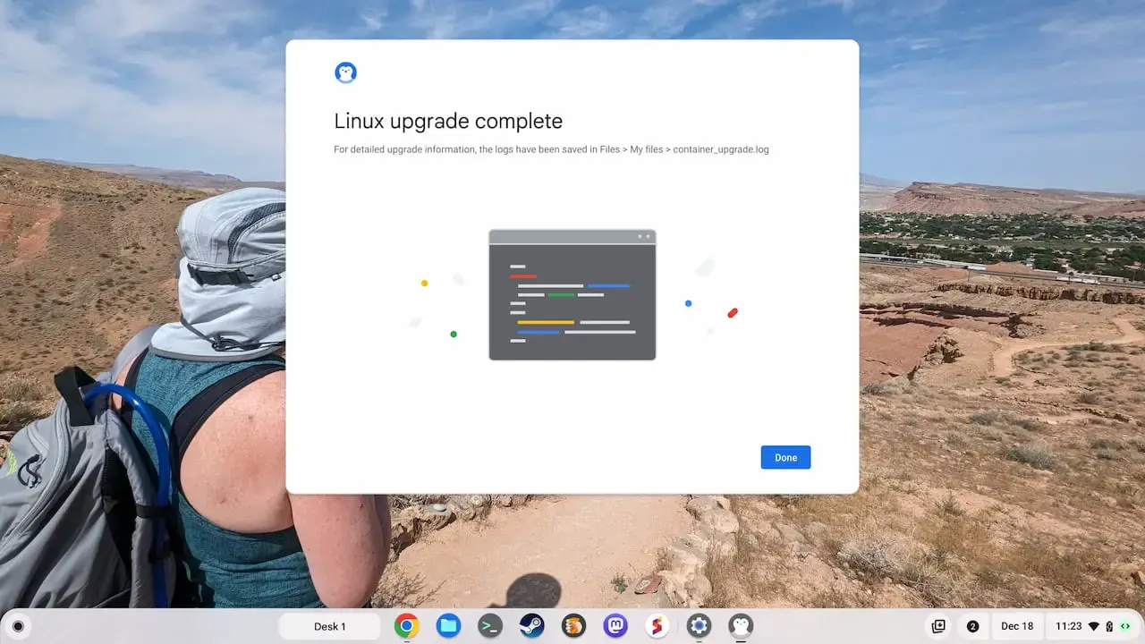ChromeOS 121 为 Chromebook 带来了重大 Linux 升级 - 知乎