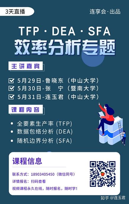 效率分析专题-TFP-DEA-SFA - 知乎