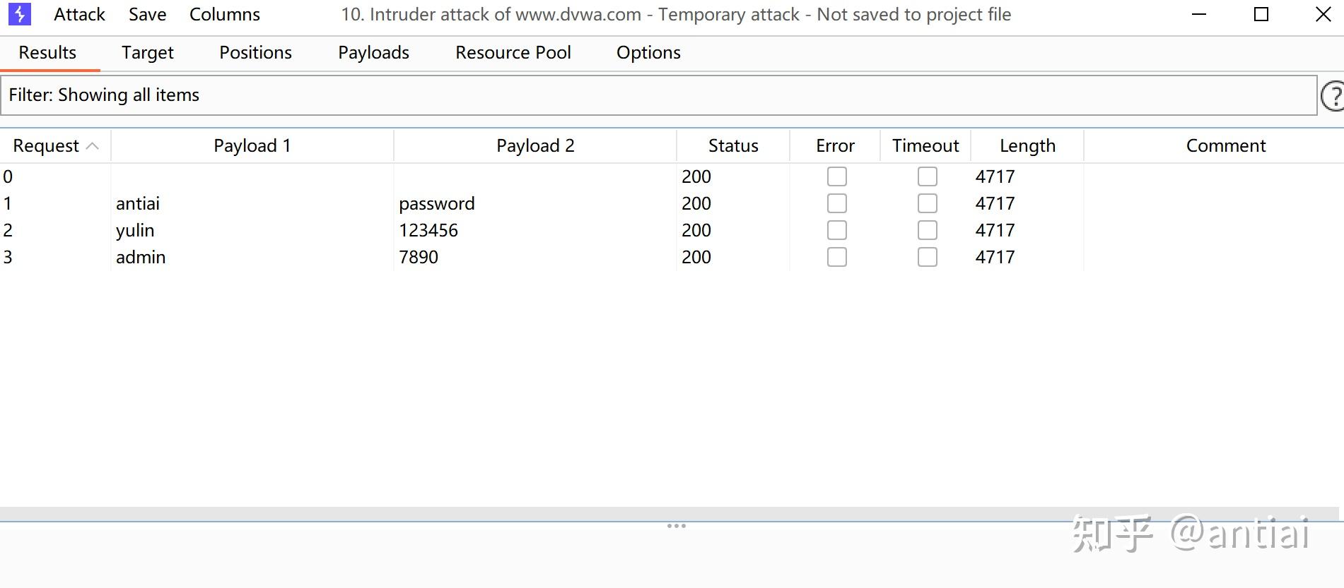【实验报告】使用Burp Suite爆破网站登录账号，密码 - 知乎