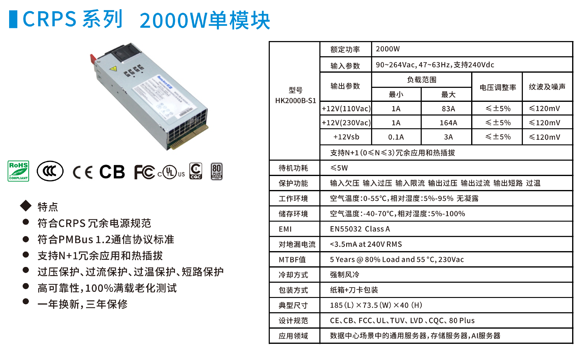 聚焦高可靠：航嘉推出多款CRPS电源，赋能企业级服务器与数据中心 - 知乎
