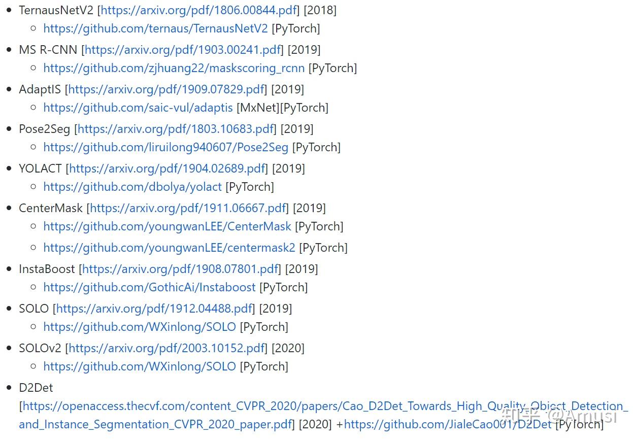 GitHub：语义分割最全资料集锦 - 知乎