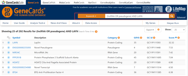 GeneCards数据库详解 - 知乎