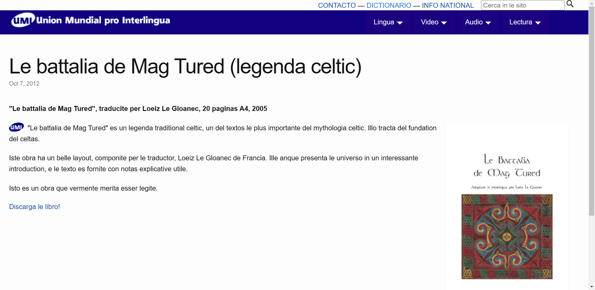 【翻译-中因对照】凯尔特神话「柱塔平原之战」（ Le battalia de Mag Tured）古爱尔兰语：Cath Maige ...