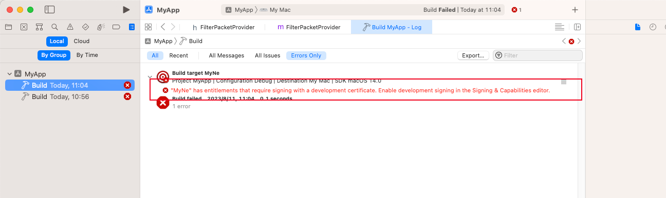MacOS创建NetworkExtension (保姆级流程) - 知乎