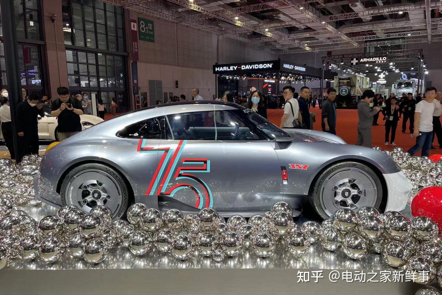 保时捷Vision 357概念车上海车展亮相 - 知乎