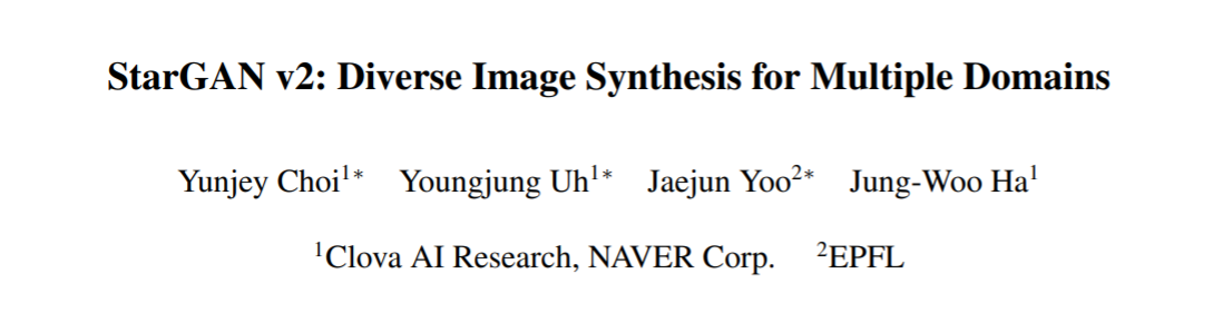 StarGAN第2版：多域多样性图像生成 - 知乎