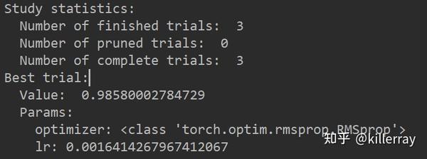 使用Optuna对pytorch定义模型超参数优化的简单实例 - 知乎