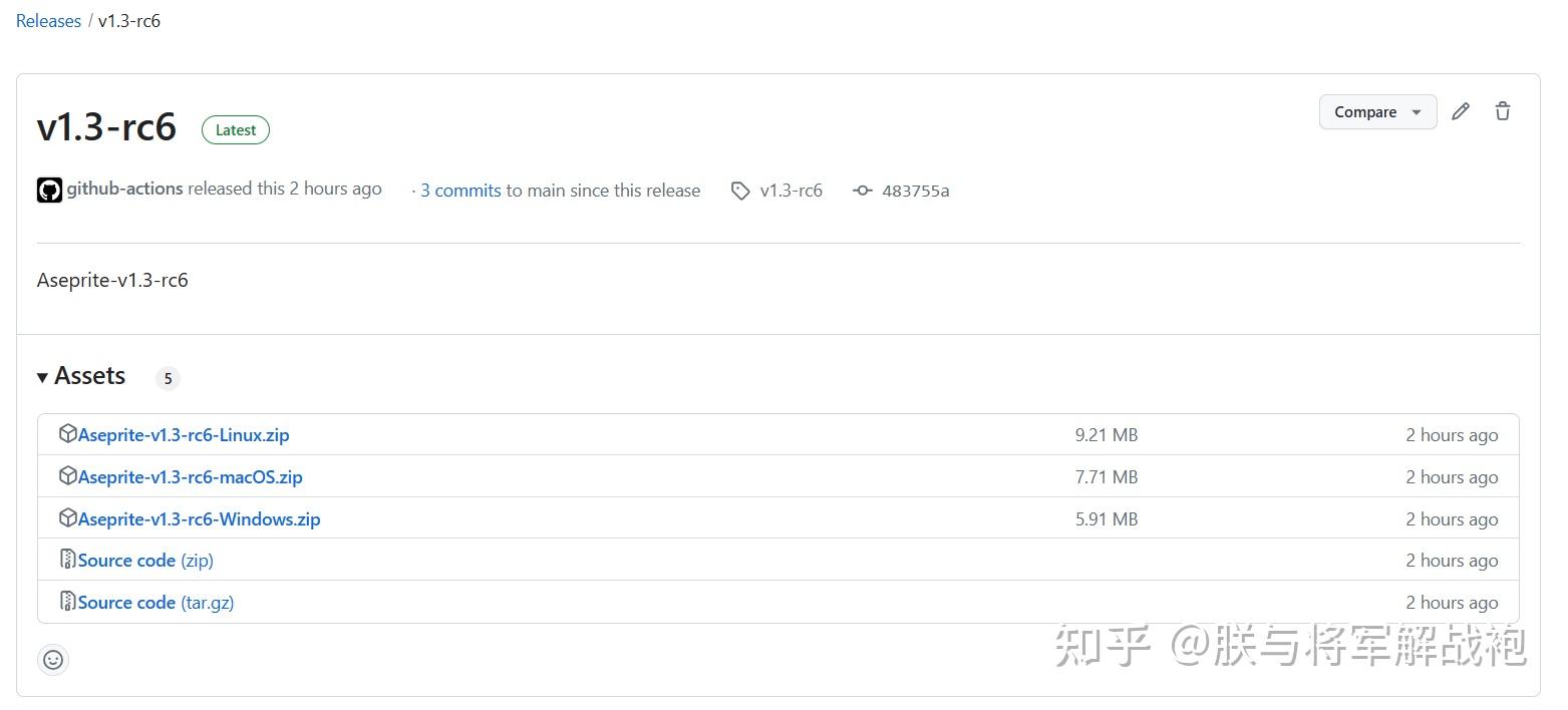 使用 GitHub Action 构建 Aseprite - 知乎