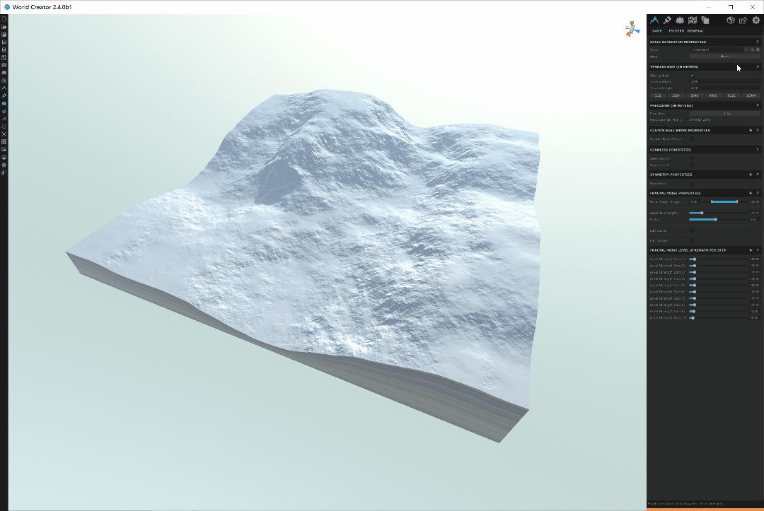 WorldCreator | 山体工具-基础形的使用03 - 知乎