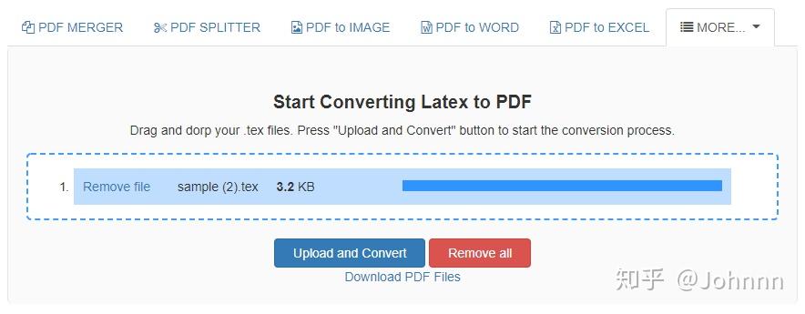 怎么将.tex文件转换成pdf - 知乎
