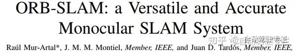 ORBSLAM系列|ORB-SLAM论文带读（一）（划重点） - 知乎
