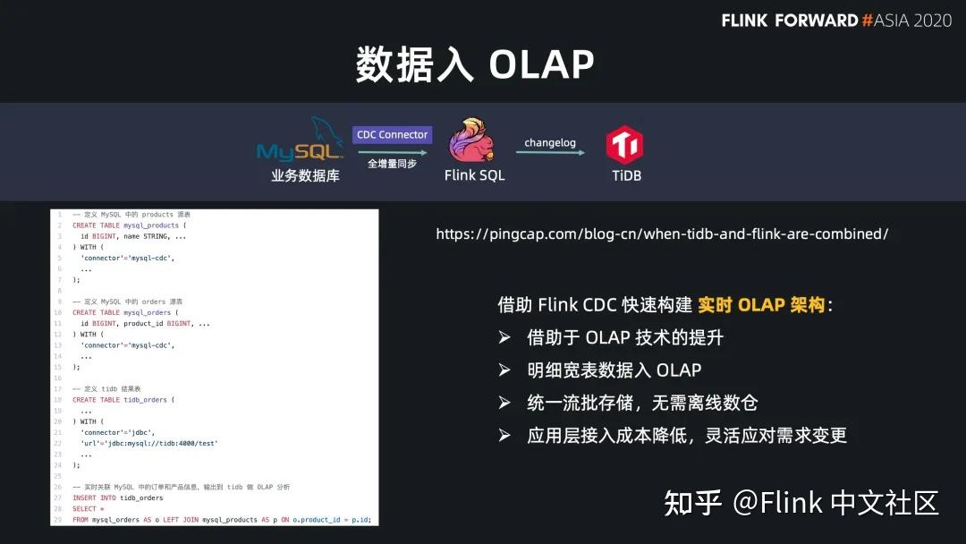 基于 Flink SQL 构建流批一体的 ETL 数据集成 - 知乎