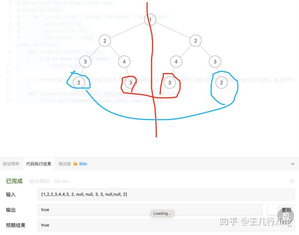 Leetcode 4个二叉树的比较题:相同、对称、平衡和右视图 递归解法 知乎 8969
