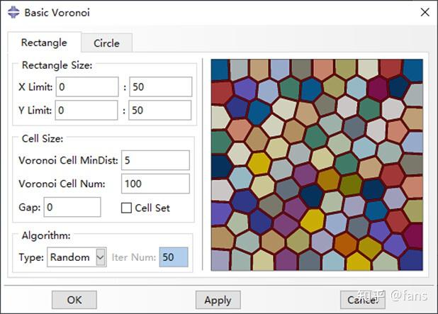 一个好用的Abaqus晶体塑性模型生成插件-Voronoi模型 - 知乎