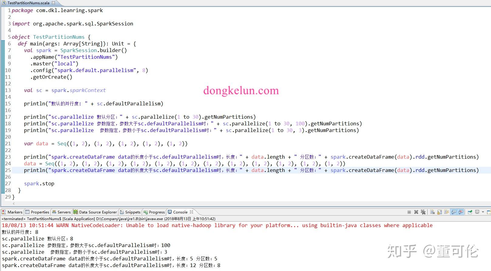 Spark 创建RDD、DataFrame各种情况的默认分区数 - 知乎