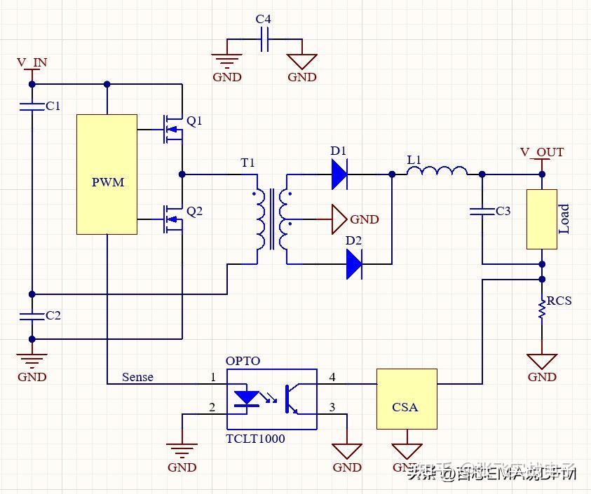 半桥DC-DC转换器PCB设计要点与电路实例 - 知乎