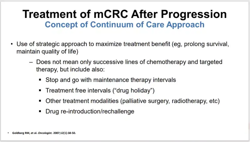 病例点评｜无分子改变转移性结直肠癌(mCRC) 的持续治疗 - 知乎