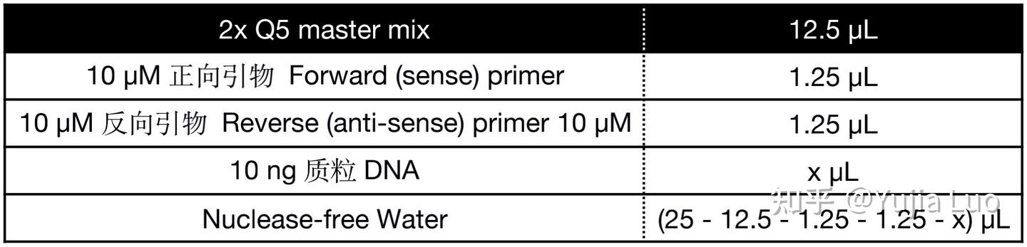 实验方法：DNA定点突变技术（Q5 Site-directed Mutagenesis） - 知乎
