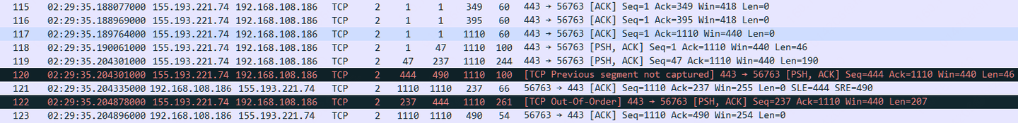 TCP Analysis Flags 之 TCP Previous segment not captured - 知乎