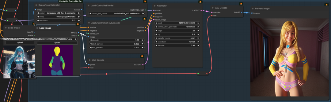 【comfyui】40个工作流一次让你彻底掌握controlNet的使用场景(3)-openpose - 知乎