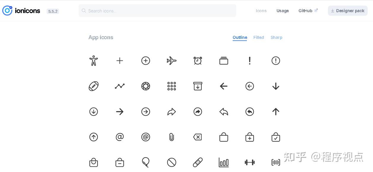 Ionicons图标库： 让网页栩栩生辉，Ionic Framework的经典之作，图标库新标杆！ - 知乎