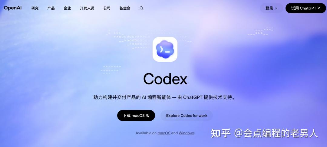Codex 安装保姆级教程（Mac + Windows） - 知乎