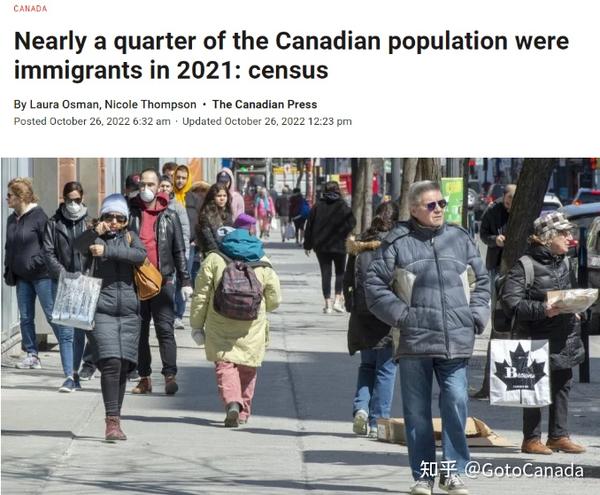 加拿大最新人口普查：移民占四分之一！华人成大温第一移民😍😍 - 知乎