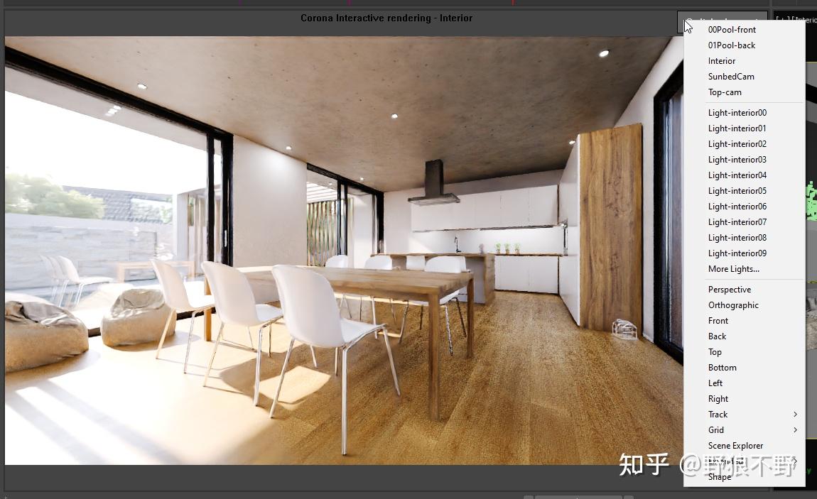 Corona渲染器在3dmax如何使用交互式渲染？ - 知乎