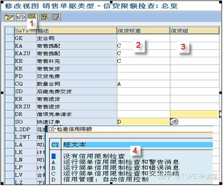 SAP信用控制配置讲解 - 知乎