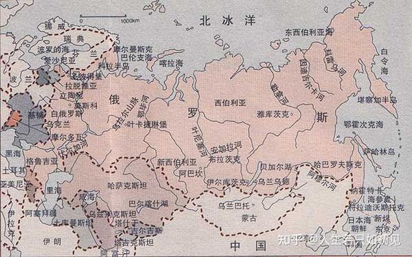 也谈俄罗斯地图中的中国名字标注和俄乌战争 - 知乎