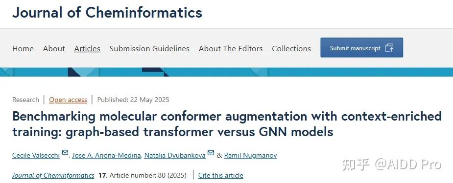 Journal of Cheminformatics | 两大图神经网络架构在分子性质预测任务中的对决 - 知乎