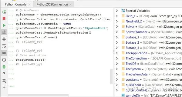ZEMAX | 使用ZOS-API交互扩展连接Python与OpticStudio - 知乎
