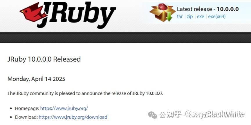 JRuby 10发布 - 知乎