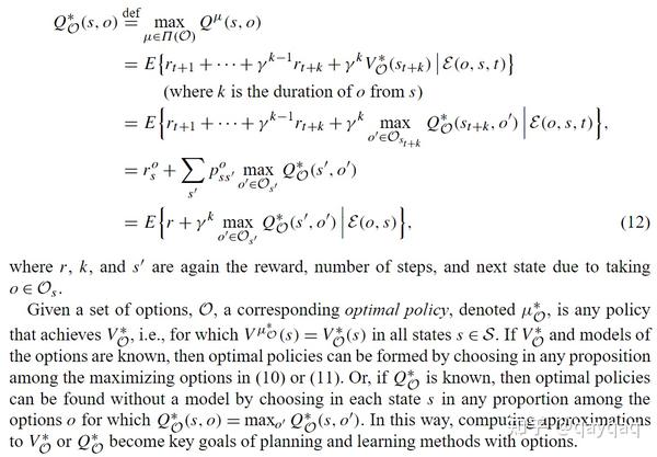 [2] [theory] Between MDP and semi-MDP - 知乎