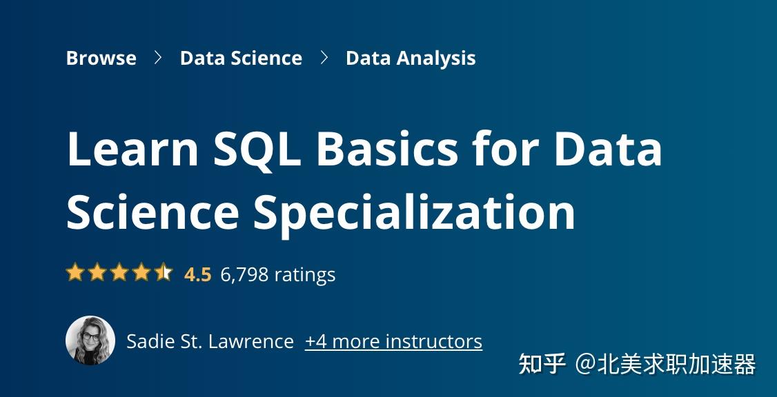 零基础入门SQL？吐血整理网课资源！ - 知乎