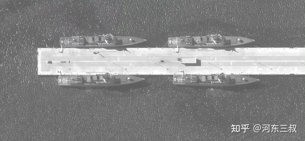 后发先至，四艘055型大驱同框亮相，首批8艘已经全部完工 - 知乎