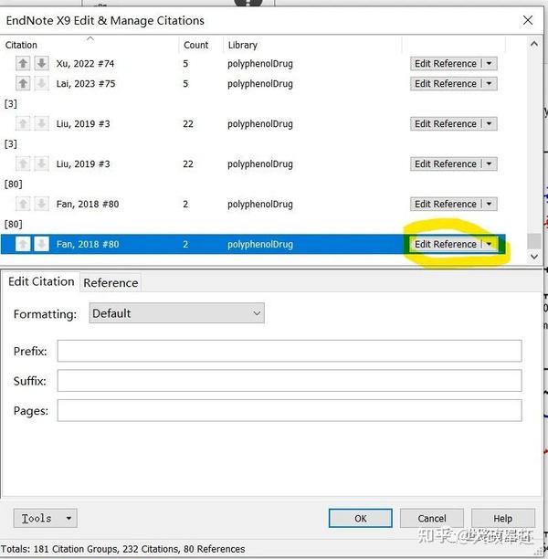 如何统一调整Endnote中文献引用信息，并同步更新至Word参考文献目录 - 知乎
