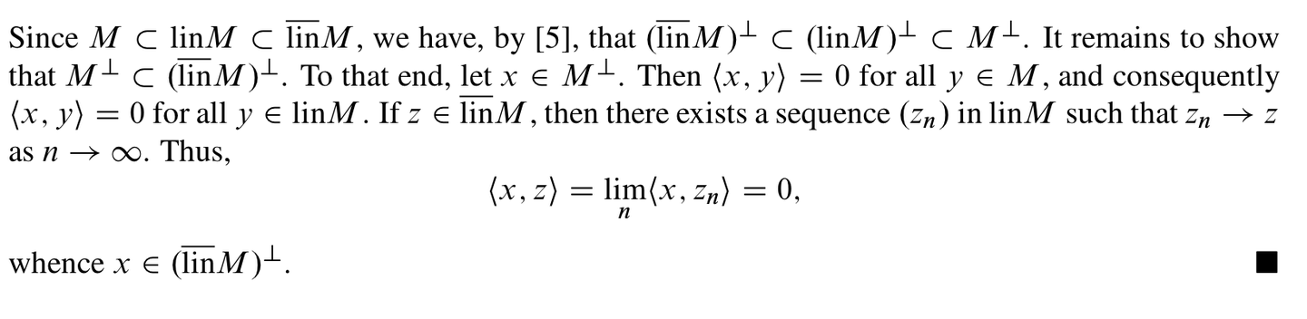 泛函分析笔记-Chapter 3 Hilbert spaces（希尔伯特空间） I部分 - 知乎