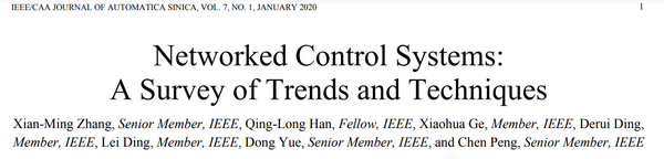 网络化控制系统：趋势和技术综述 - 知乎