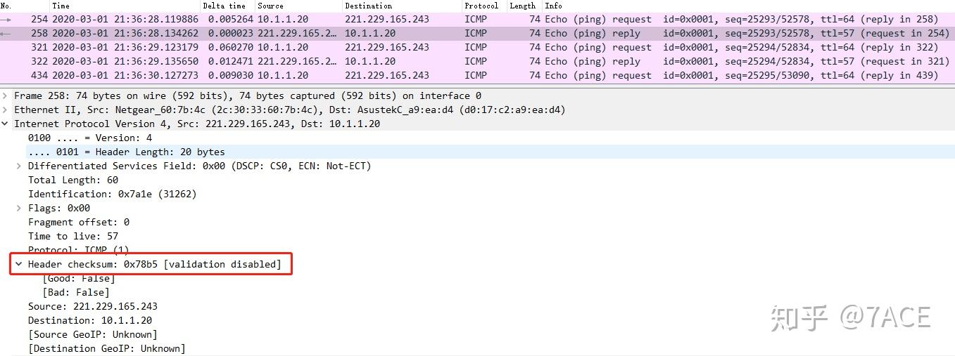 Wireshark 提示和技巧 | Checksum Offload - 知乎