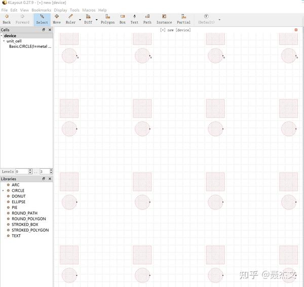 【二】【版图绘制-Klayout教程】【阵列结构绘制】 - 知乎