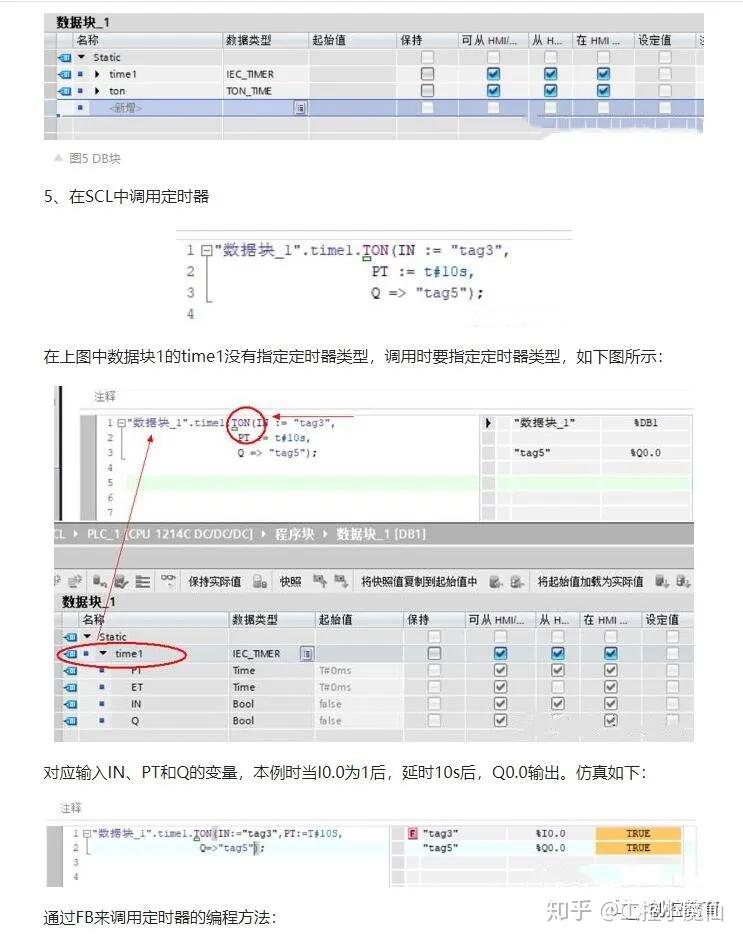 S7-1200 定时器SCL指令的使用介绍 - 知乎