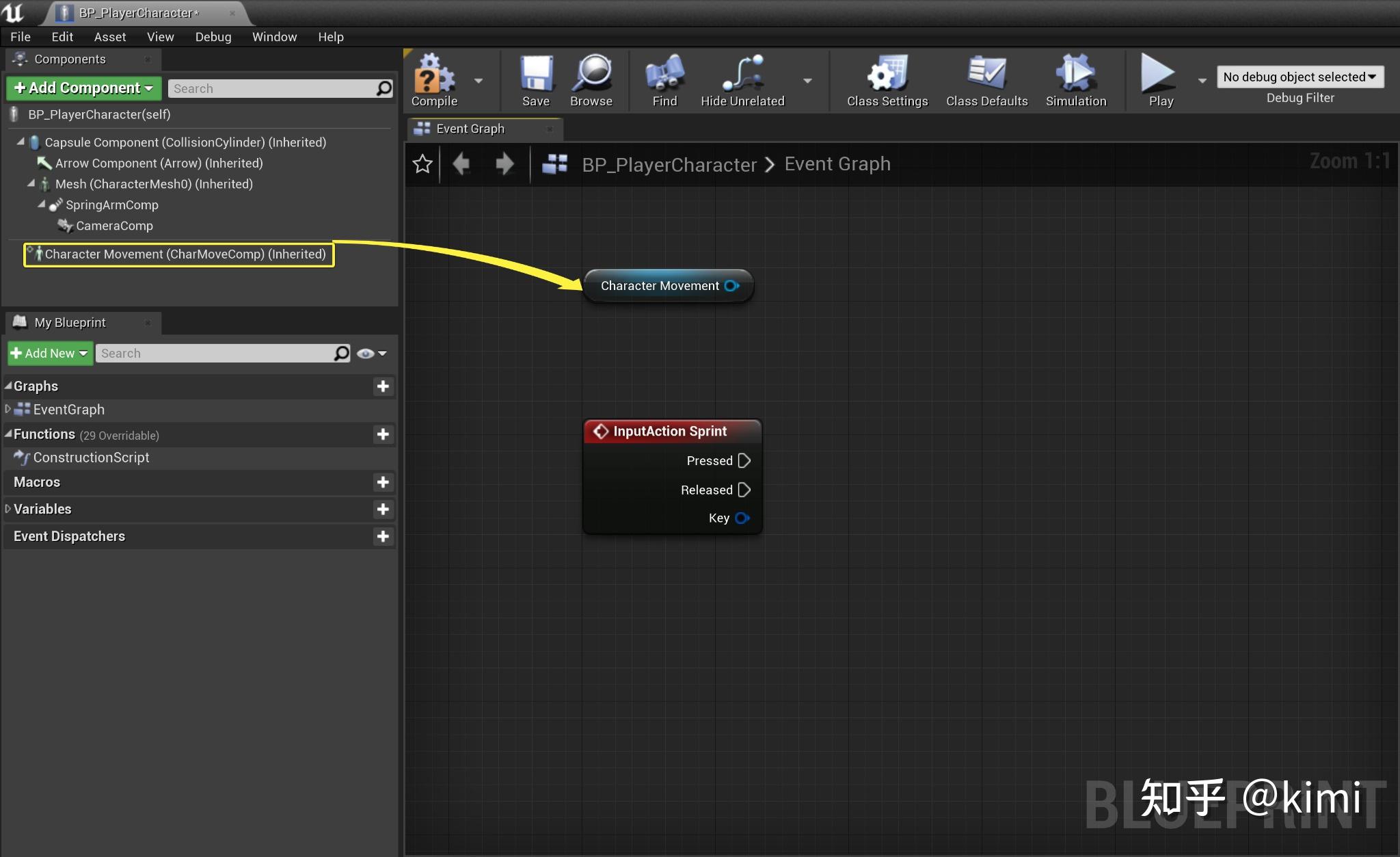 Setting Up Character Movement（Blueprint） - 知乎