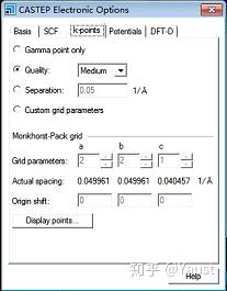 Materials Studio教程（三）：CASTEP基本参数解读 - 知乎