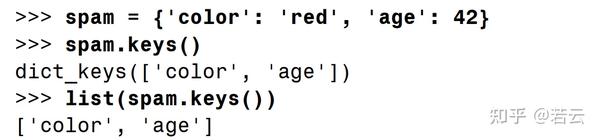 python 字典-keys()、values()和 items()方法 - 知乎